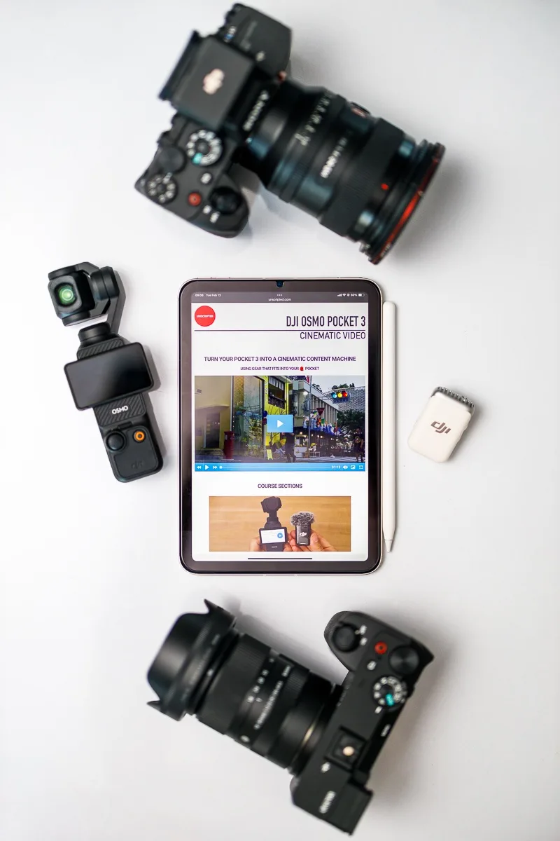 DJI Osmo Pocket 3 – Cinematic Video Course – Unscripted Studio DJI Osmo Pocket 3 – Cinematic Video Course – Unscripted Studio